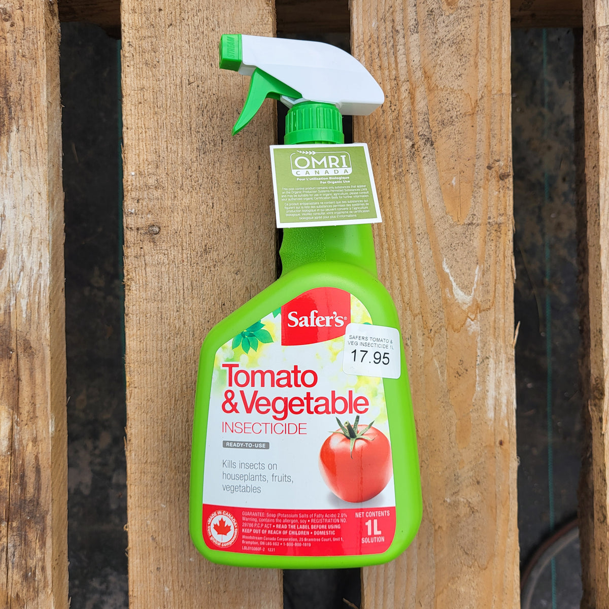 Safers Tomato & Vegetable Insecticide 1L – Carp Garden Centre - West Ottawa