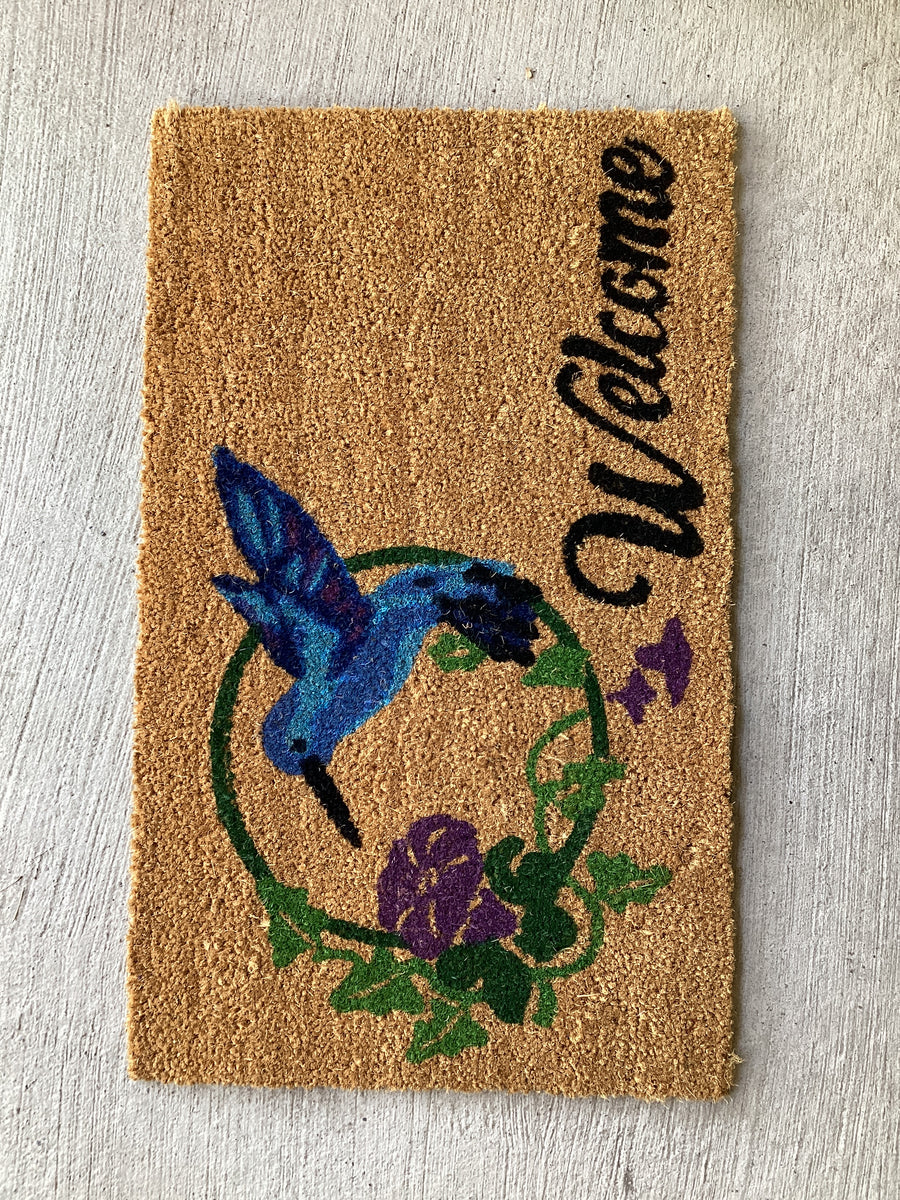 Humming bird welcome mat – Carp Garden Centre - West Ottawa