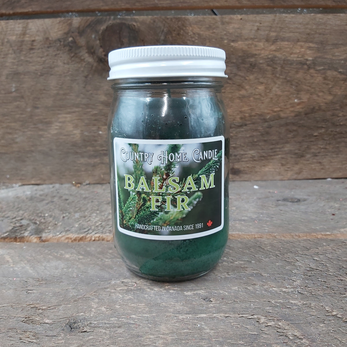 Balsam Fir - Mason jar candle 16oz – Carp Garden Centre - West Ottawa